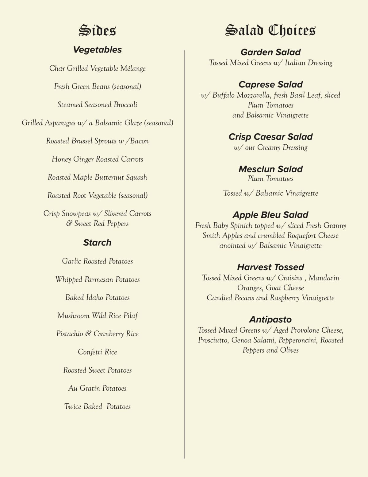 Sirloin Catering | New England's Premiere Catering Company