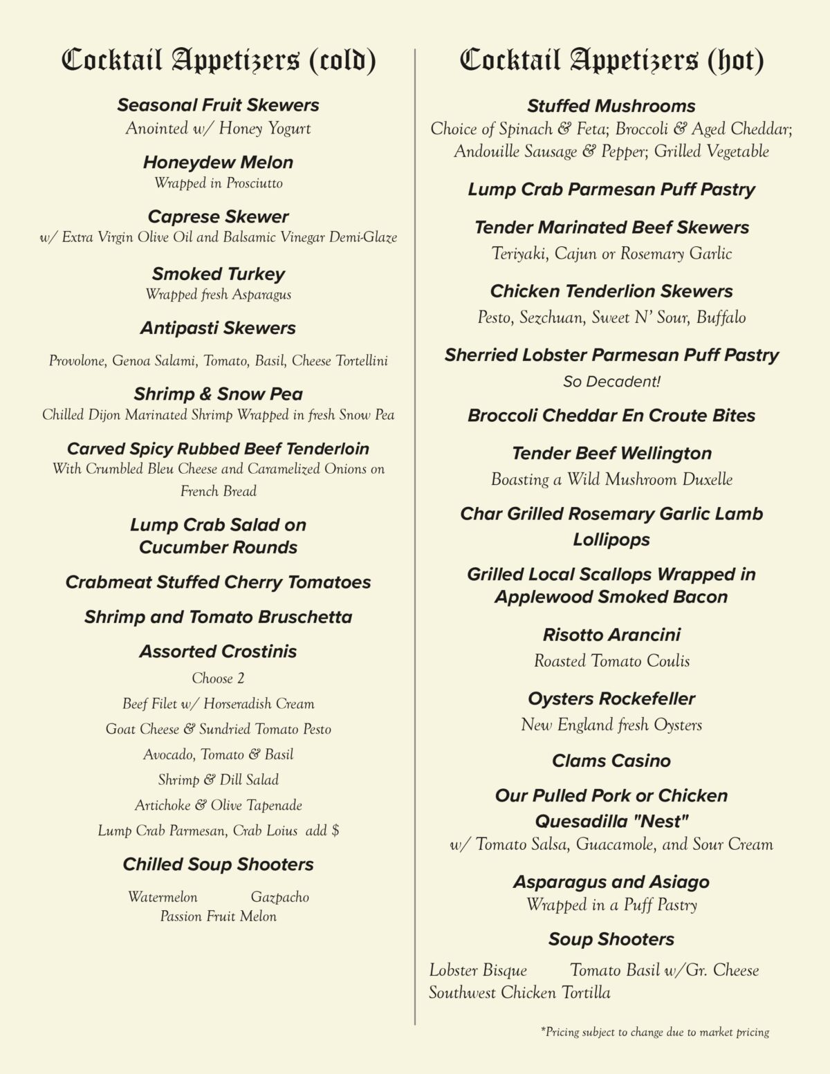 Sirloin Catering | New England's Premiere Catering Company