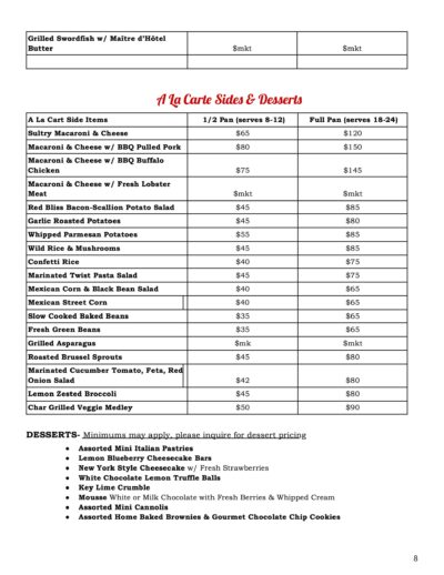 Sirloin Catering | New England's Premiere Catering Company